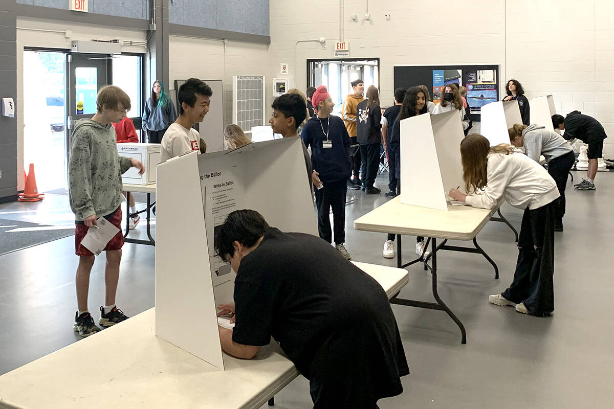 Abbotsford students make their mark on election day | Sandy Hill Elementary
